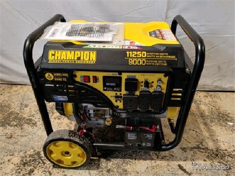 TK Auctions - Champion 11,250 Watt Gas Portable Generator