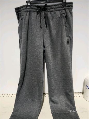 TK Auctions - Men's large spyder grey track pants
