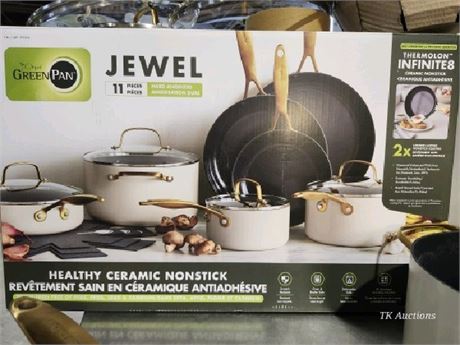TK Auctions - GreenPan Jewel Ceramic Non-Stick Cookware