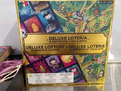 TK Auctions - Deluxe Loteria Snakes & Ladders board game