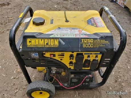 TK Auctions - Champion 11,250 Watt Gas Portable Generator