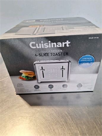 TK Auctions - Cuisinart 4 Slice Touch Screen Toaster