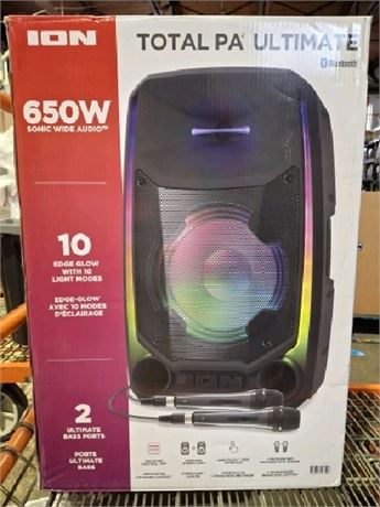 TK Auctions - ION total PA Ultimate bluetooth 650W