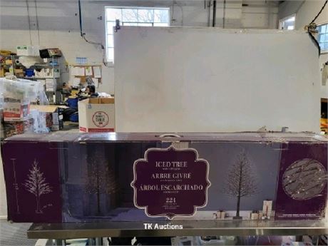 TK Auctions - Iced Tree with LED Lights