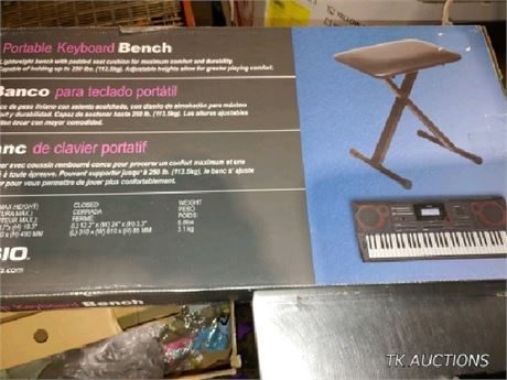 TK Auctions - CASIO STAND/BENCH