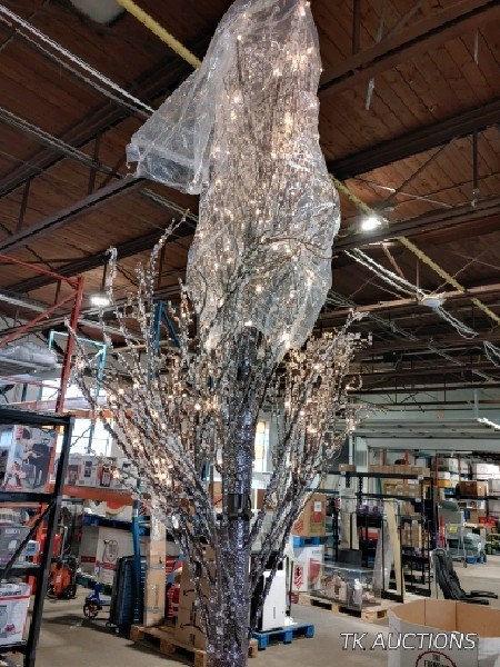 TK Auctions - Iced Tree with LED Lights
