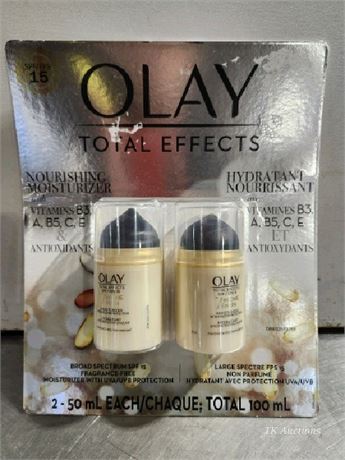 TK Auctions - Olay total effects moisturizer 2x50ml
