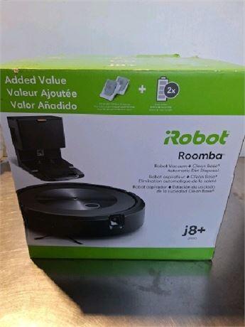 TK Auctions - iRobot Roomba j8+ Robot Vacuum