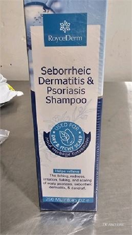 TK Auctions - RoyceDerm Seborrheic Dermatitis & Psoriasis Shampoo, 250ml