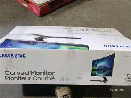 TK Auctions - Samsung curved monitor 32" CR50