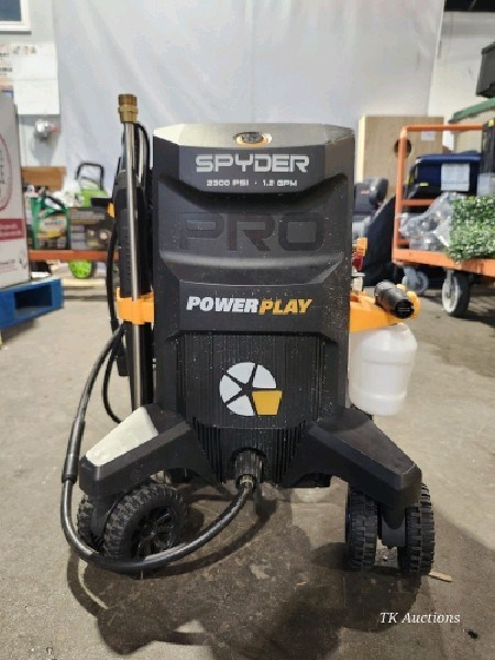 TK Auctions - Powerplay Spyder Pro 2300 PSI Electric Pressure Washer