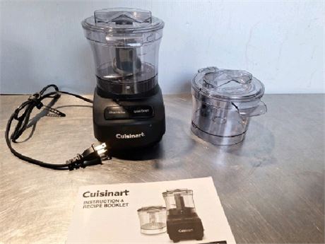 TK Auctions - Cuisinart 3 Cup Mini Chopper with Additional Work Bowl ...