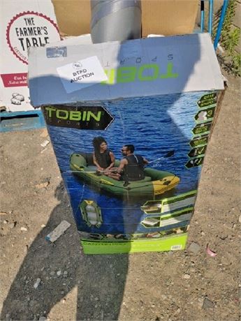 TK Auctions - Tobin Sports Canyon Pro 3-person Inflatable Raft Set