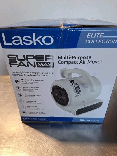 TK Auctions - Lasko Super Fan Max 1/5 HP Air Mover