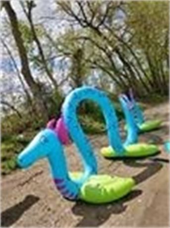 TK Auctions - Giant Sea Serpent Kids Inflatable Sprinkler