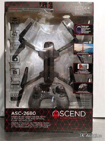 TK Auctions - ASC-2680 Ascend Aeronautics Premium HD Video Drone with ...