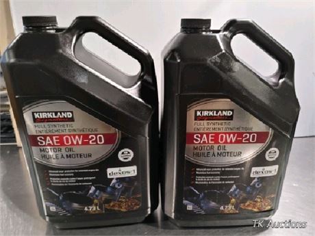 TK Auctions - Kirkland Signature SAE OW-20 synthetic motor oil