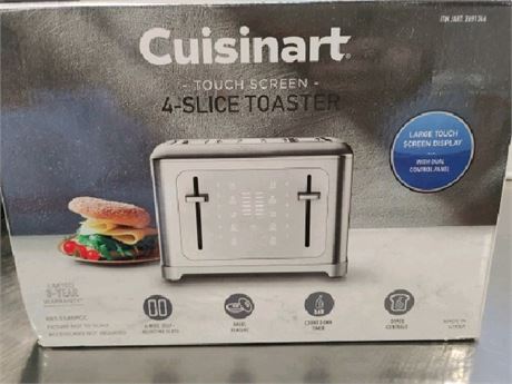 TK Auctions - Cuisinart 4 Slice Touch Screen Toaster