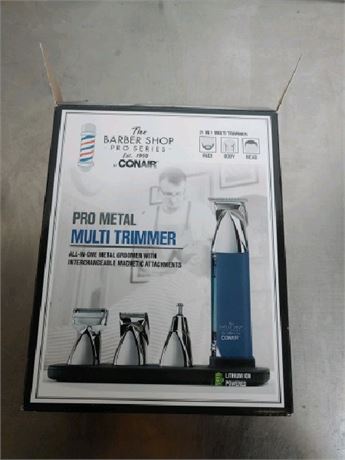 TK Auctions - Conair Super-X Metal Series Lithium-Ion Cordless Multi ...