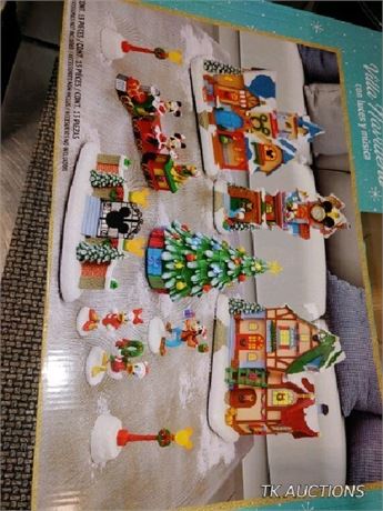 TK Auctions - Disney Holiday Village with Lights and Music