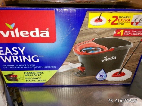 TK Auctions - Vileda EasyWring Spin Mop and Bucket System