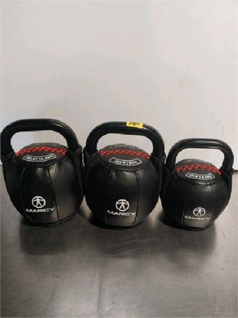 TK Auctions - Marcy soft kettlebell set