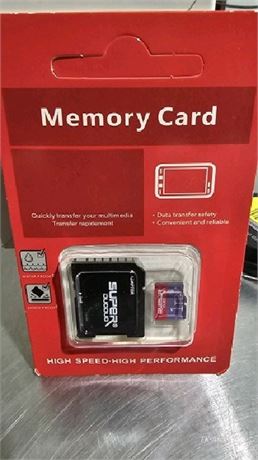 TK Auctions - Mini Memory Card with Adapter, High Speed, High Performance